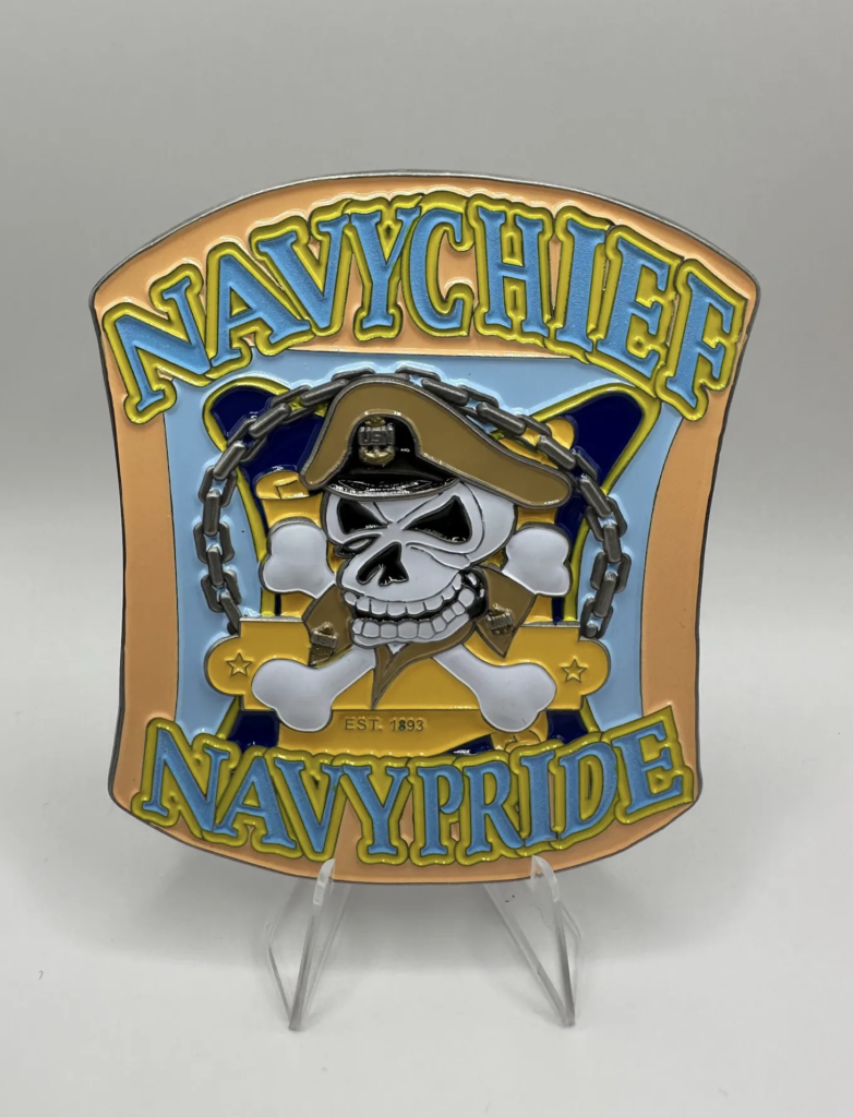 Navy Chief, Navy Pride Challenge Coin - Dolphin Store, Hawaii